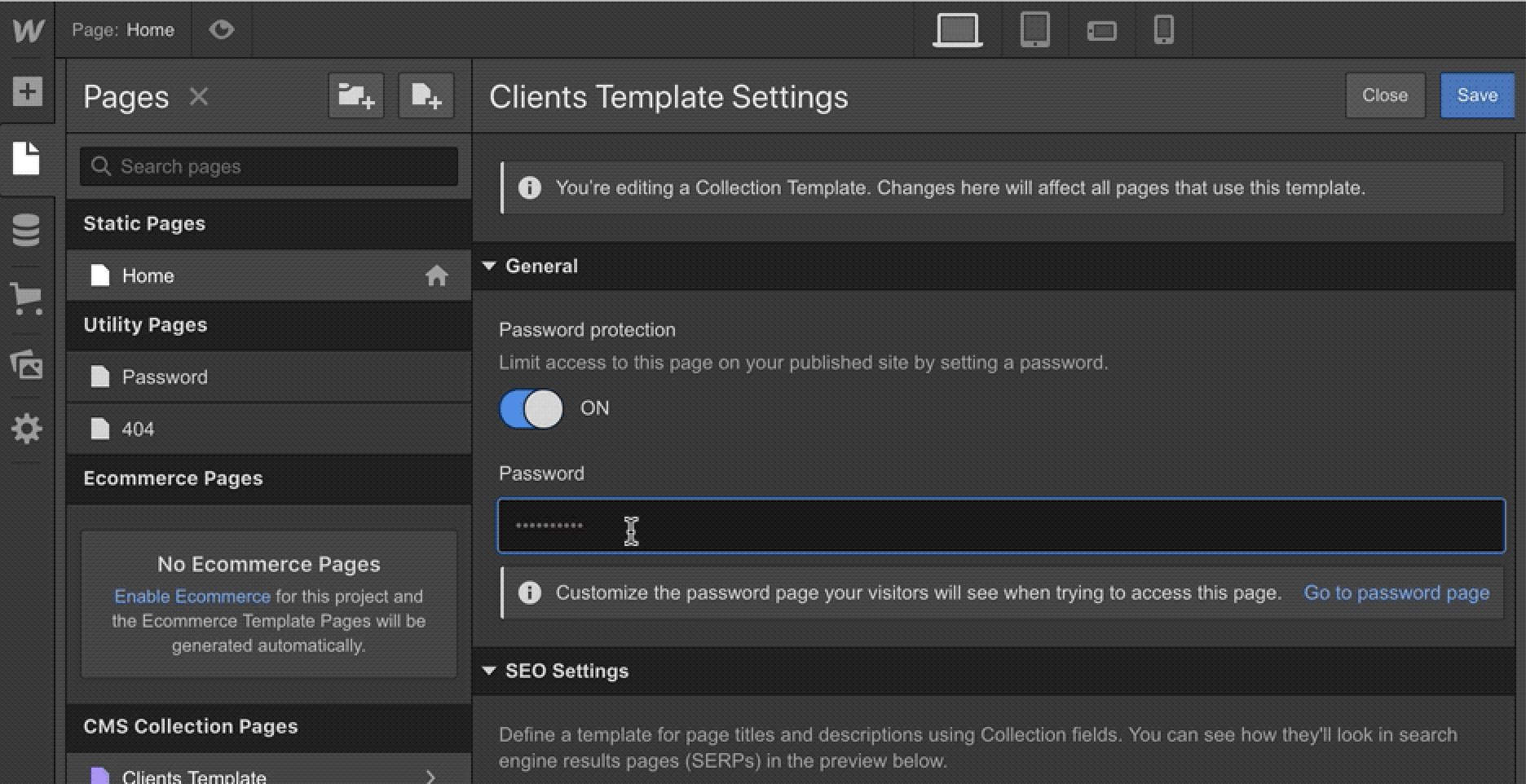 password-protect-cms-collection-pages-webflow-features